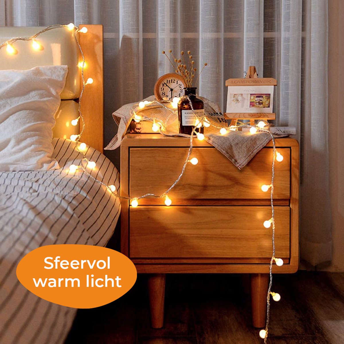 Lampjes Slinger – Lichtsnoer – Fairy Lights – Kerstverlichting Led ...
