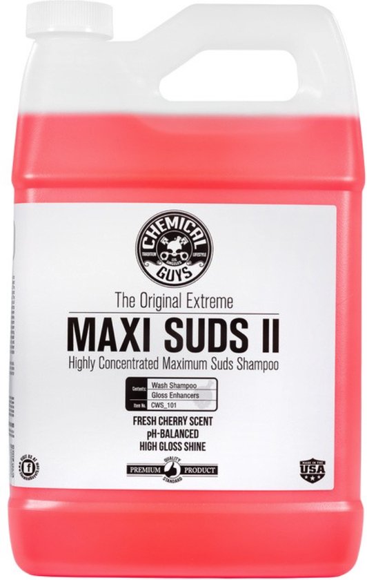 Chemical Guys Maxi Suds 2 Extreme Shampoo & Gloss Booster Gallon | bol