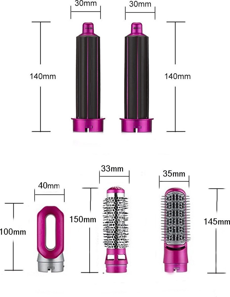 Air wrap - Hairwrap - 5 in 1 Multi Styler - Airwrap Krultang - Krultang ...