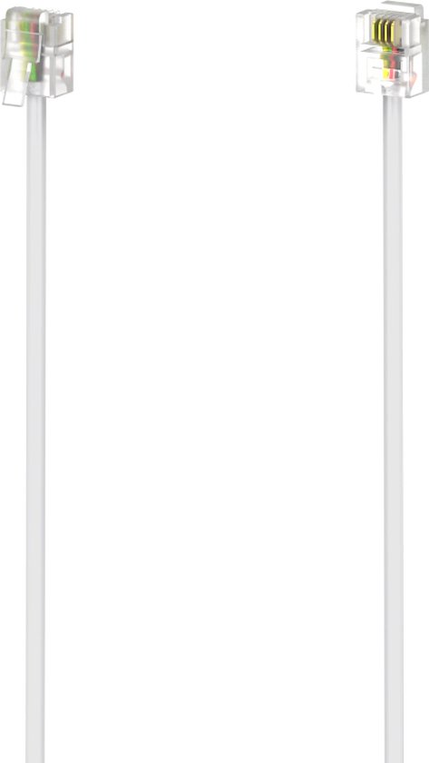 Hama Telefoon (analoog) Aansluitkabel [1x RJ11-stekker 6p4c - 1x RJ11 ...