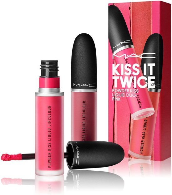 MAC Kiss It Twice Poeder Kiss Liquid Duo: Roze - Make-upset | bol.com