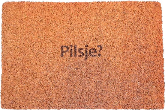 Deurmat Pilsje? - Kokos Deurmat voor Binnen en Buiten - Deurmat met ...