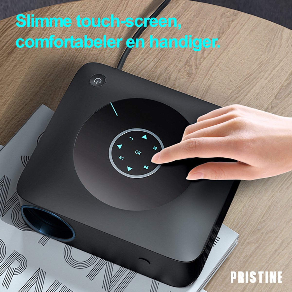 PRISTINE - Beamer - 10000 Lumen - Mini beamer - 4k - Mini projector ...