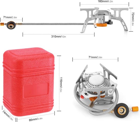 Campingkooktoestel - gaskoker - Camping gas stove | bol