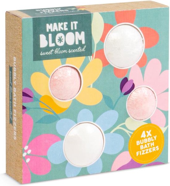 Make it Bloom Badgeschenkset met 4 bruisballen - Source Balance | bol
