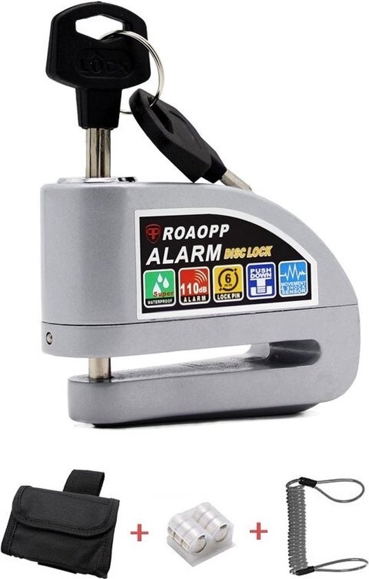 Schijfremslot - Motor - Scooter - Padlock - Motorslot - Remschijfslot ...