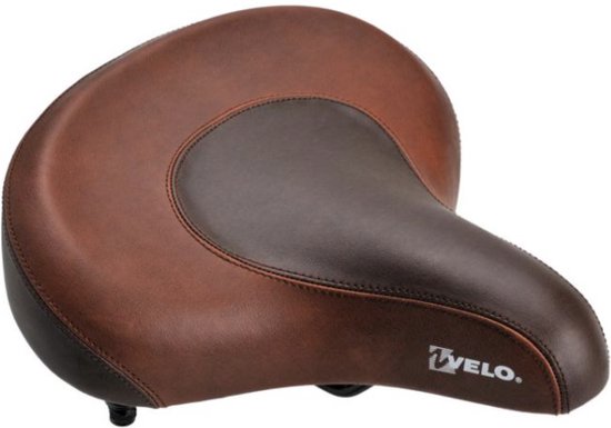 ProX Fietszadel - dames zadel bruin - cruiser fiets - comfortabel | bol