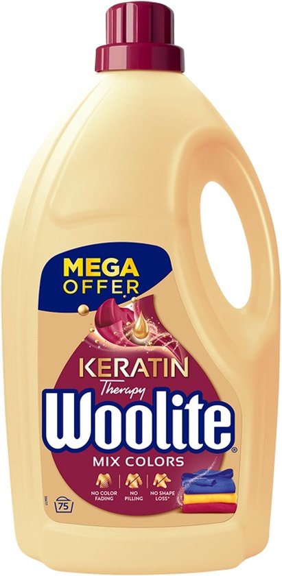 Woolite Color kleurbeschermend wasmiddel met keratine 4500ml | bol.com