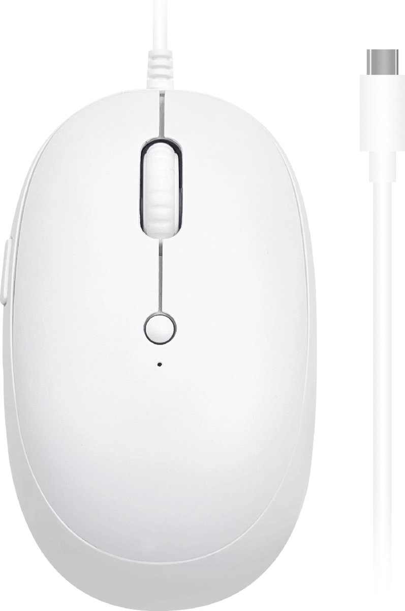Macally MFAEC bedrade USB-C optische muis met 5 knoppen (3 gewone ...