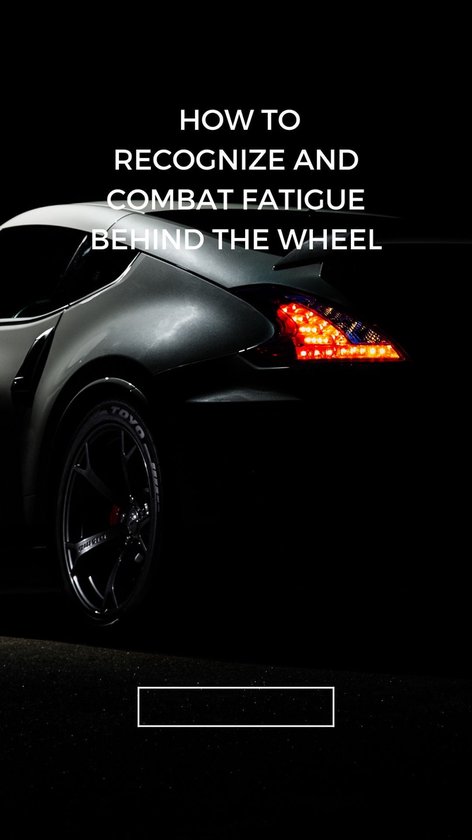 How to recognize and combat fatigue behind the wheel (ebook), Vicct ...