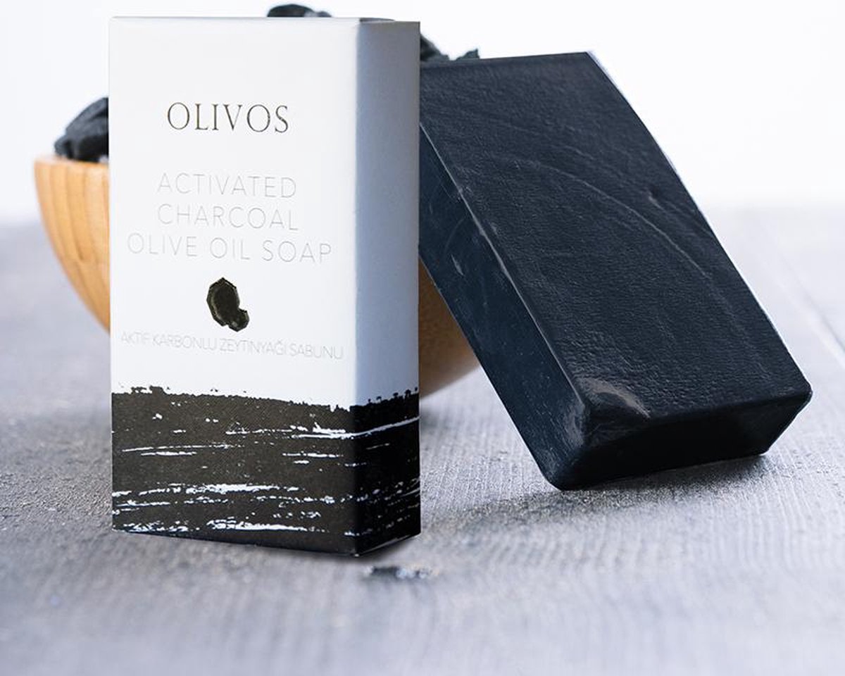 Olivos Actieve Houtskool Olijfolie Zeep - 125 g | bol.com