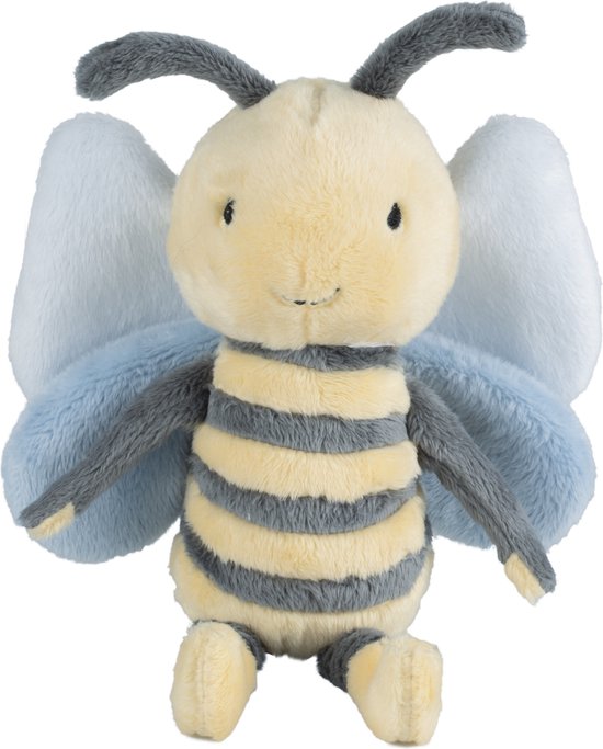 Happy Horse Bij Benja Knuffel 26cm - Blauw/Geel - Baby knuffel | bol