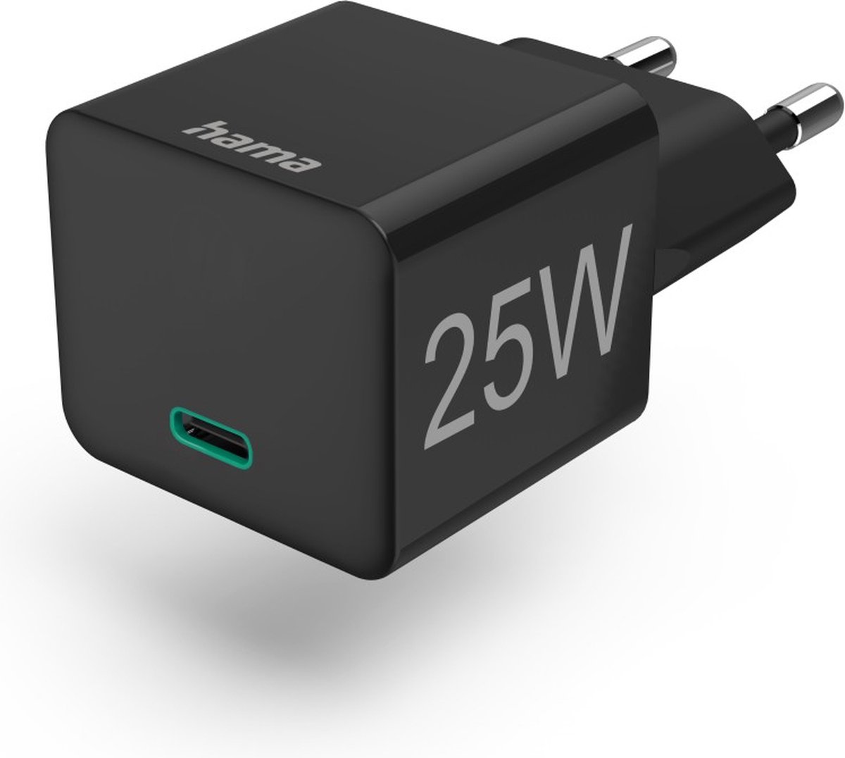 Hama Snellader, USB-C, PD/Qualcomm®, mini-oplader, 25 W, zwart | bol.com