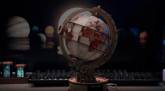 Robotime - Wereldbol - Globe - Sterrenbeeld - Houten puzzel ...
