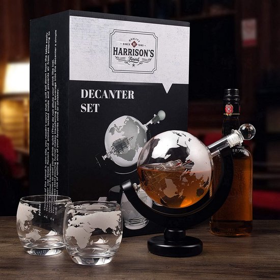 Whiskey Decanter Sets - Whisky Decanter & Glass Set | Crystal Decanter ...