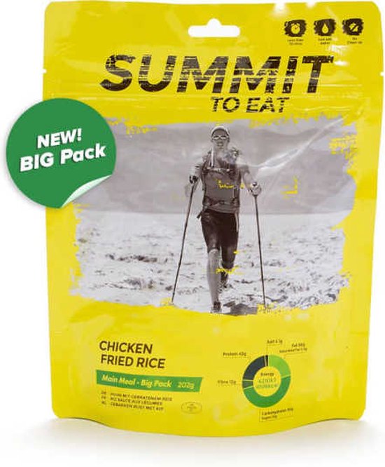 Summit to Eat - Chicken Fried Rice -Big Pack - vriesdroogmaaltijd ...