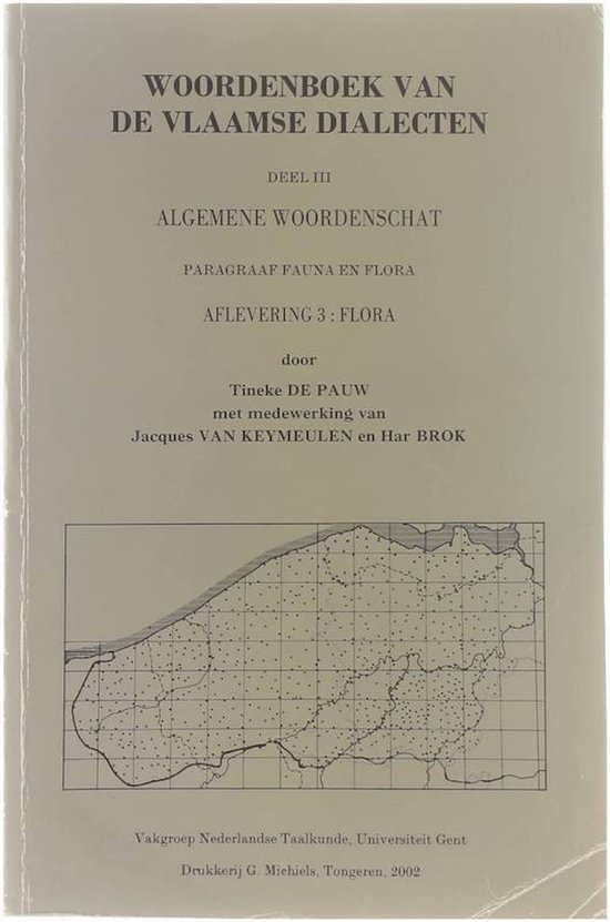 3 Flora Woordenboek van de Vlaamse dialecten, Keymeulen, Jacques Van ...