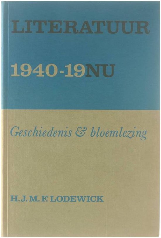 1940 19nu Literatuur, H.J.M.F. Lodewick | 9789020838824 | Boeken | bol