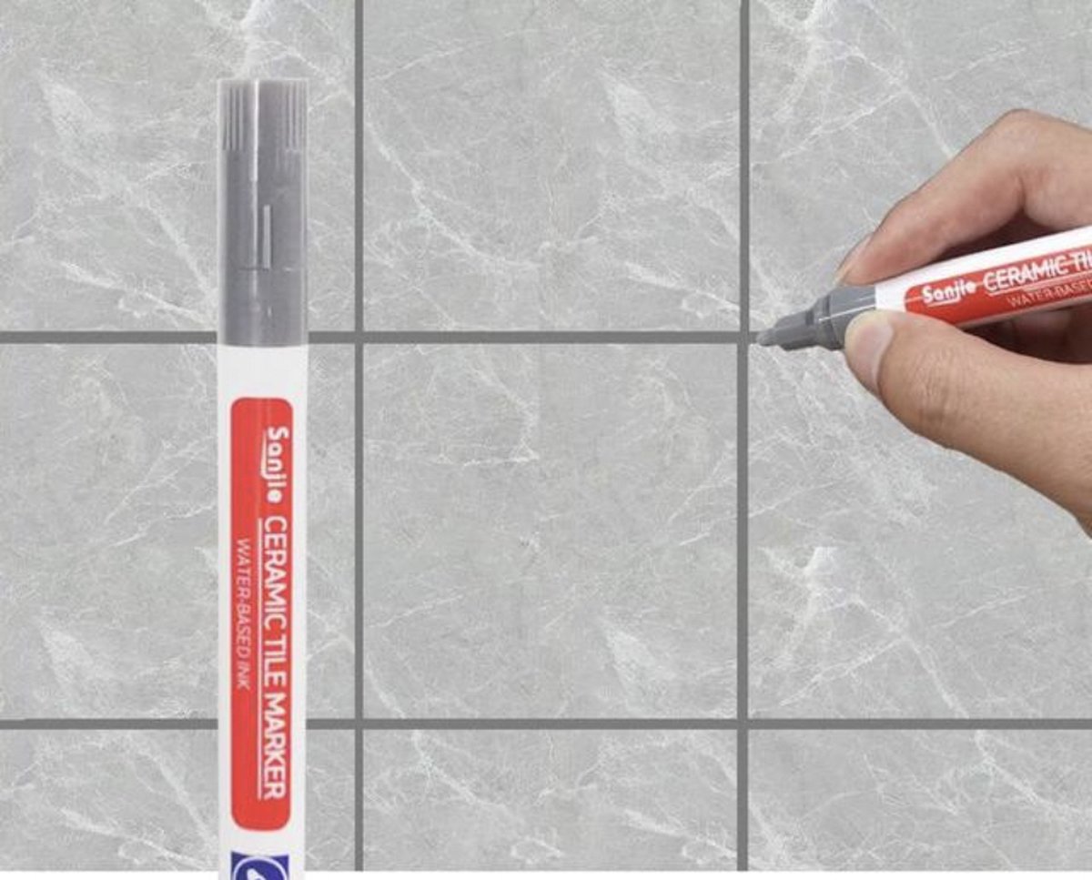 Stift Voor Voegen Donkergrijs - Voegen Marker - Donker Grijze Voegen ...