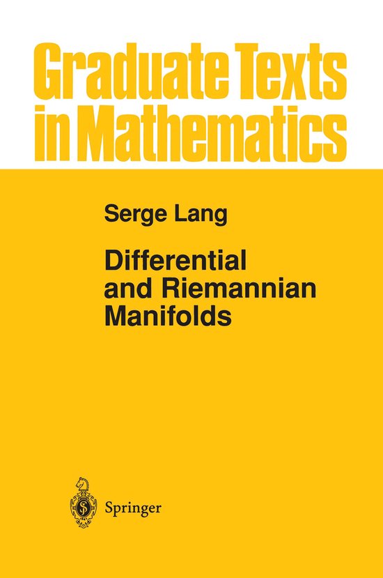 Graduate Texts in Mathematics- Differential and Riemannian Manifolds ...