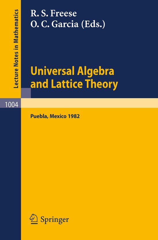Universal Algebra and Lattice Theory | 9783540123293 | Boeken | bol