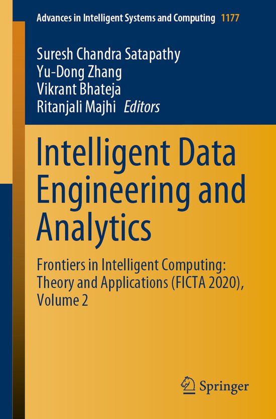 Intelligent Data Engineering and Analytics | 9789811556784 | Boeken | bol