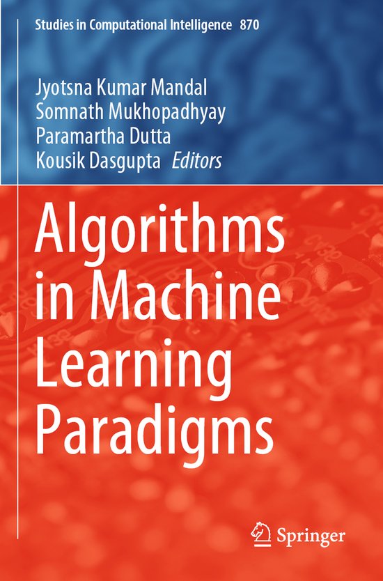 Algorithms in Machine Learning Paradigms | 9789811510434 | Boeken | bol