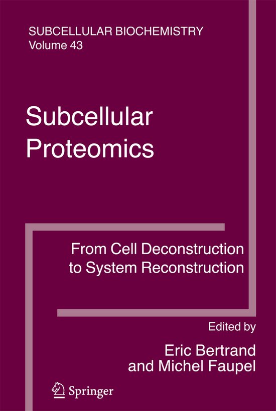 Subcellular Biochemistry- Subcellular Proteomics | 9789048174843 ...