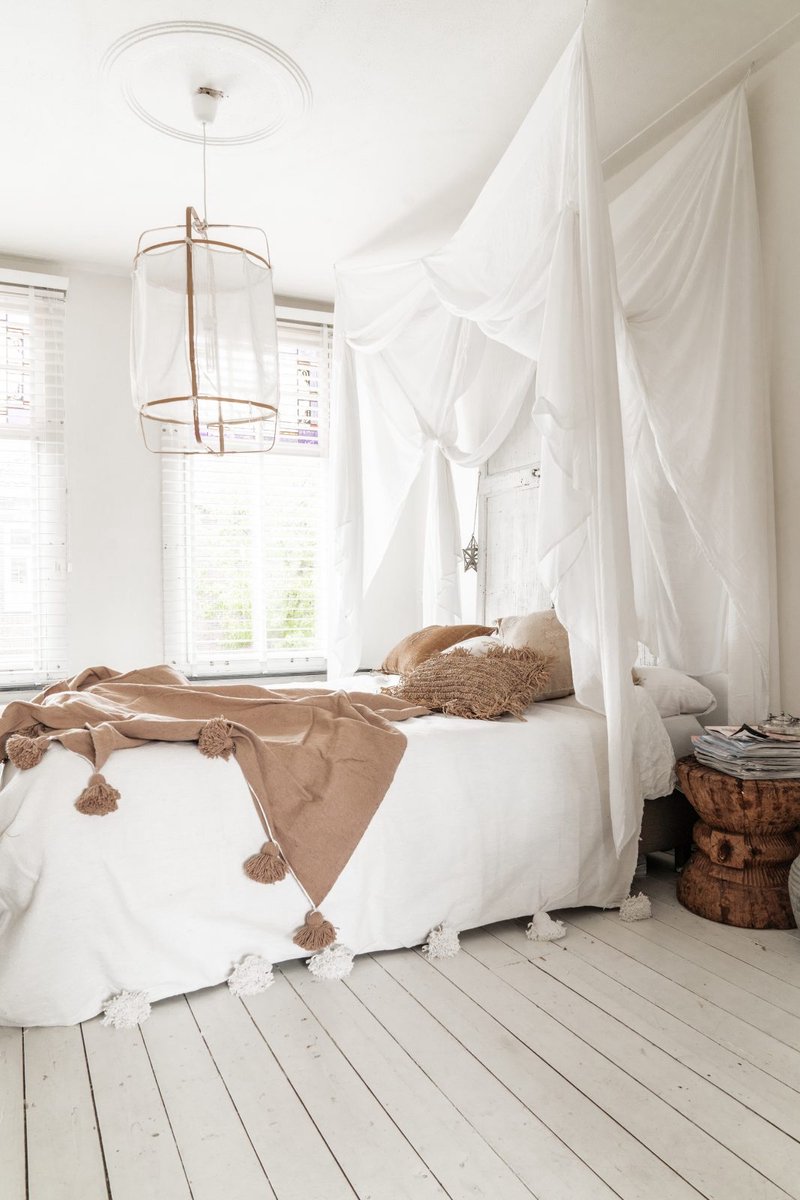 Marokkaanse sprei - Wit 250x155cm | bol.com