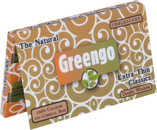 Greengo - Vloei - Dubbel Boekje - Doos 25 stuks, 50 Boekjes | bol