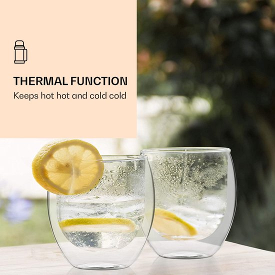 Verre à double paroi Feelino DUOS Jumbo - Verres à café et thé - 410 ml ...