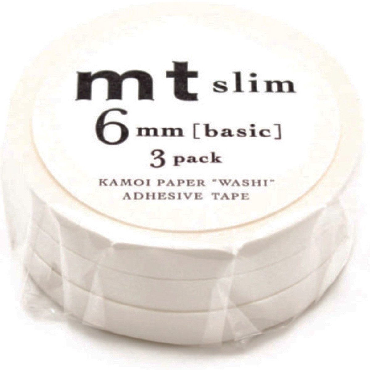 MT masking tape slim set matte white 6 mm - 3 rollen Masking Tape | bol.com