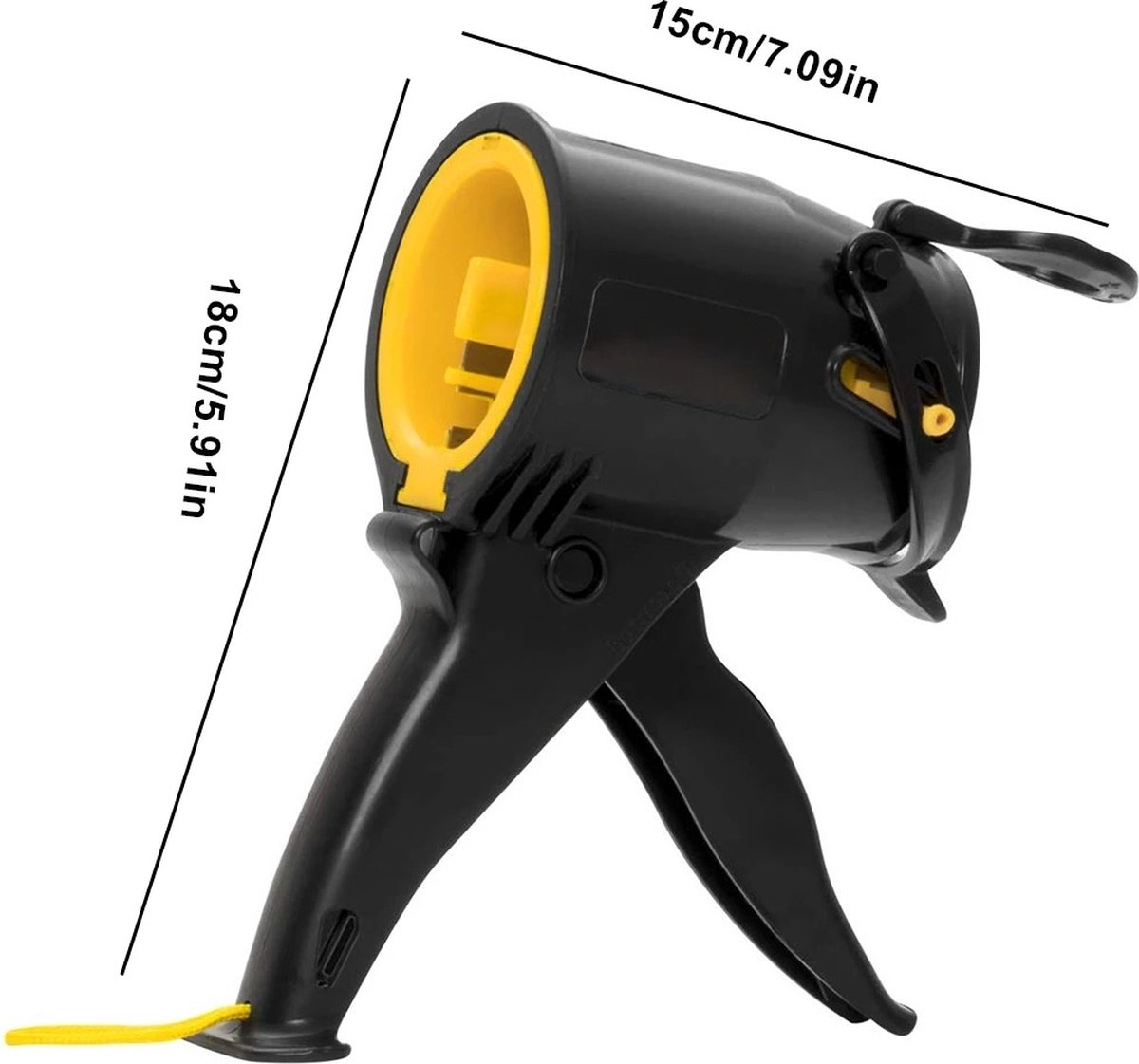 WiseGoods Premium Kitpistool - Kitten Spuitmond - Siliconen Lijm ...