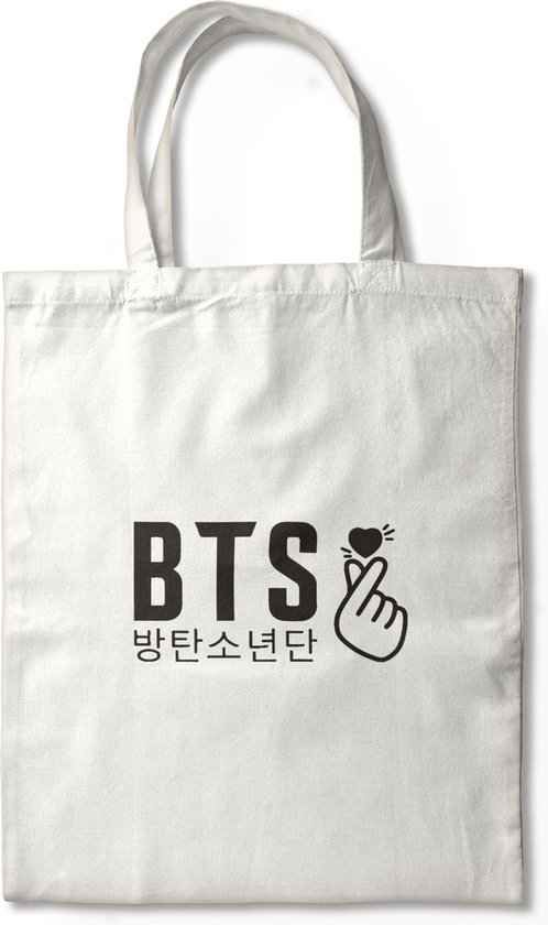 BTS Tote Bag, Draagtas, Katoenen Tas, Winkelen | Strandtas, BTS Fan ...