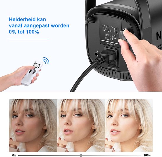 Neewer® - CB60 - 60W - LED Videolamp - 5600K - LED Set voor Continu ...