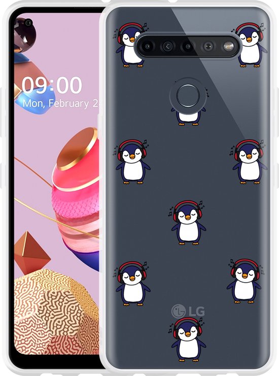 Hoesje geschikt voor LG K51S Chillin like a penguin | bol