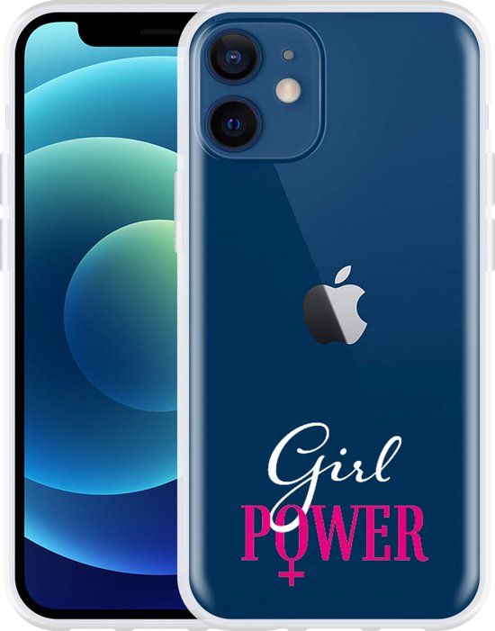 Apple iPhone 12 Mini Hoesje Girl Power - Designed by Cazy | bol.com
