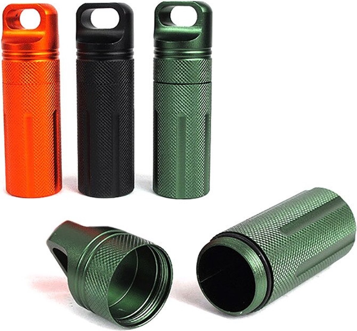 Waterproof outdoor capsule - EDC - Groen | bol.com
