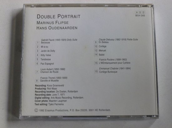 Hans Oudenaarden & Marinus Flipse - Double Portrait, Hans Oudenaarden ...
