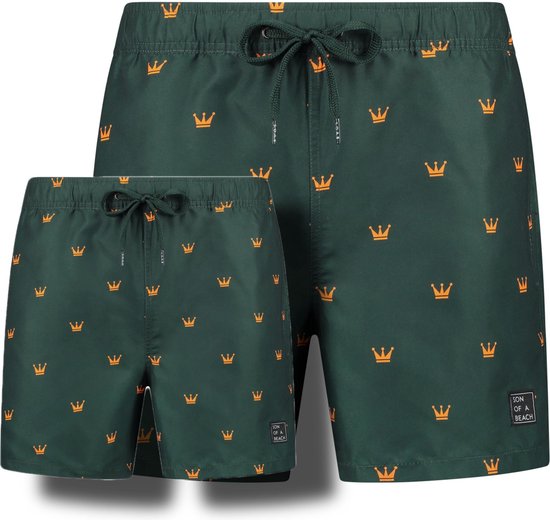 Son of a Beach vader en zoon zwembroek - koning - groen - maat XL+98/ ...