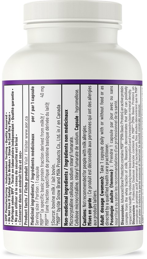 Advanced Bone Protection 30 capsules - Milk Basic Protein verhoogt ...