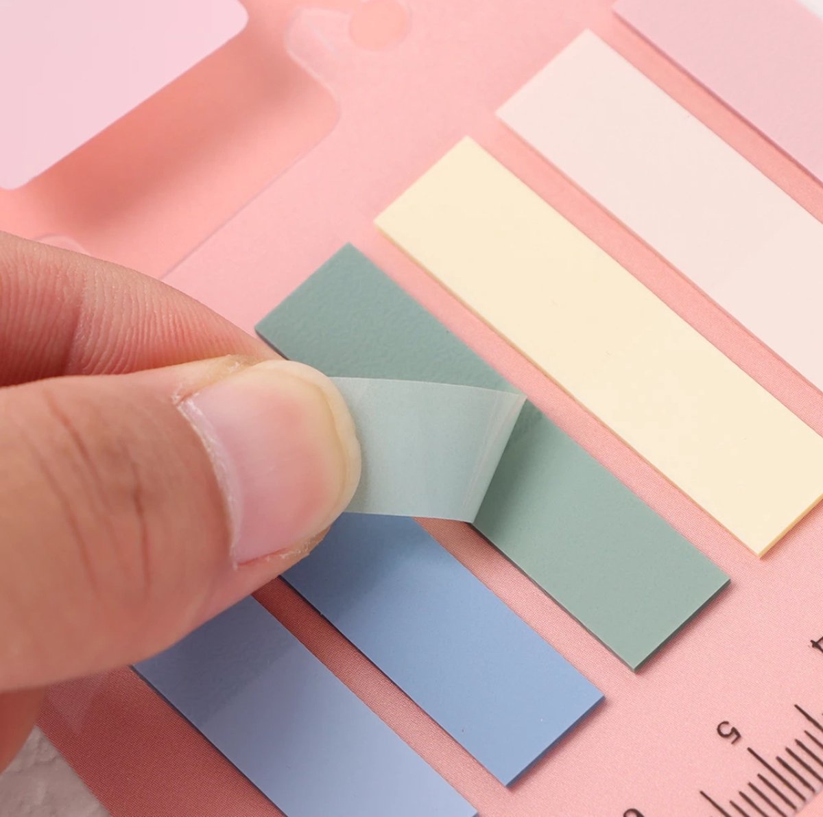 Index tabs - 400 stuks - inclusief liniaal - 20 kleuren - sticky notes ...