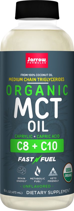 MCT Oil Liquid (Organic) - middellange keten vetzuren uit biologische ...