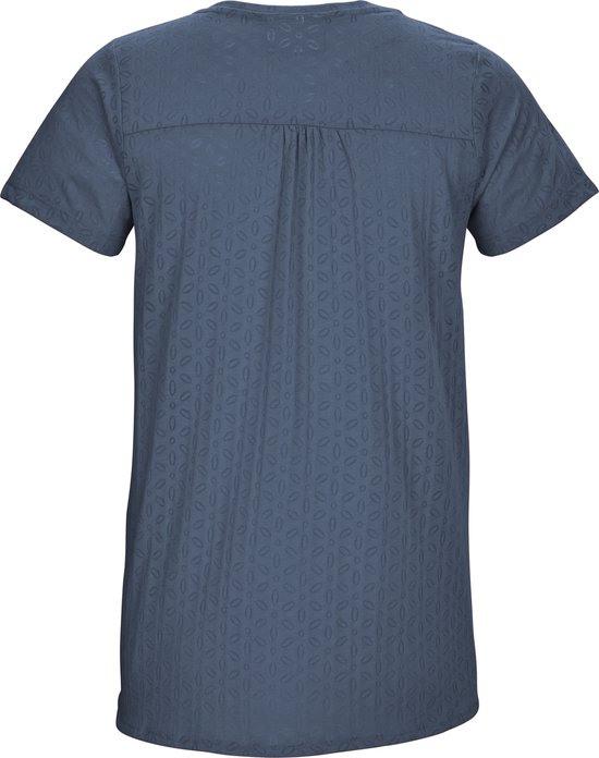 Killtec dames shirt - shirt dames KM - blauw print - 39427 - maat 38 | bol