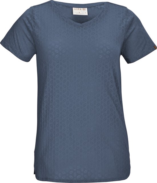 Killtec dames shirt - shirt dames KM - blauw print - 39427 - maat 44 | bol