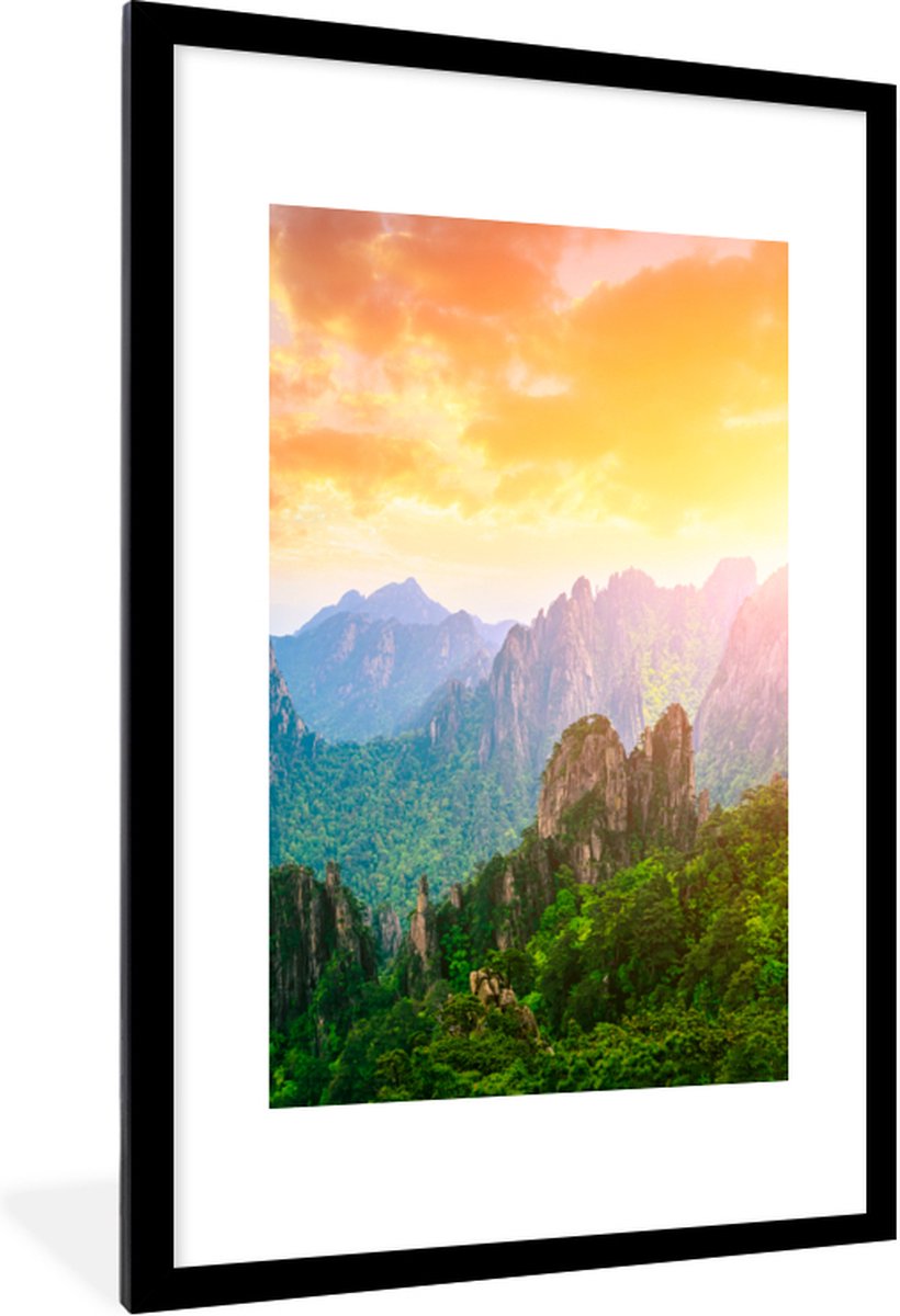 PosterMonkey - Poster - Fotolijst - Berg - Natuur - Wolken ...
