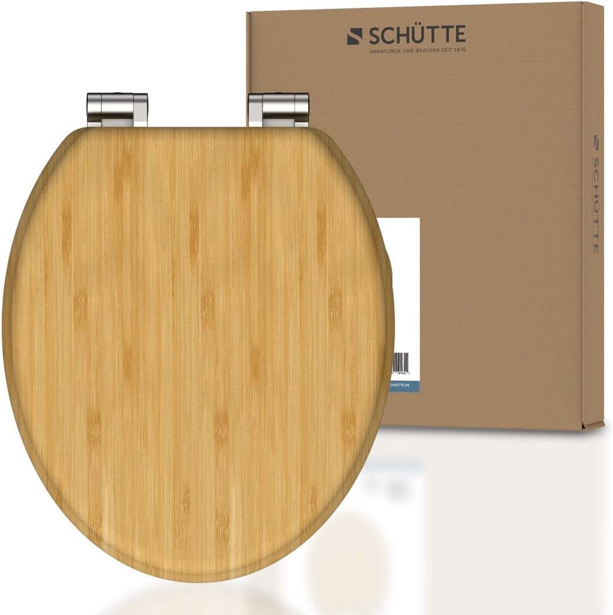 SCHÜTTE Abattant WC Bamboo Abattant WC en bambou massif, Abattant WC ...