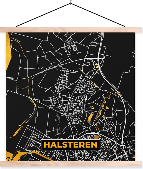 Posterhanger incl. Poster - Schoolplaat - Plattegrond - Halsteren ...