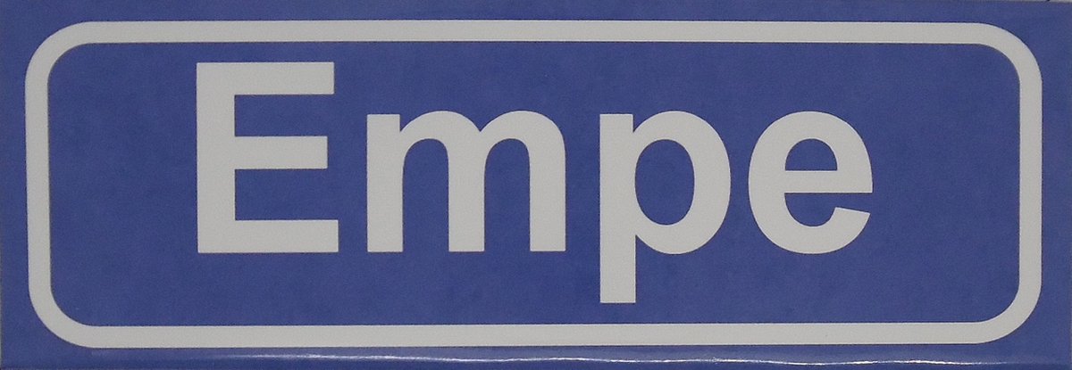 Koelkast magneet plaatsnaambord Empe. | bol.com