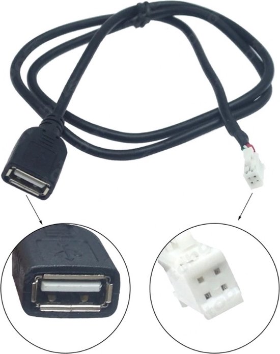 BG4U - USB 4 pins connector Android Radio 1 meter | bol